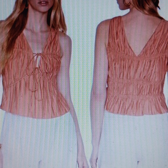 Frame Denim | Tops | Framecinched Crinkle Tanksmall | Poshmark